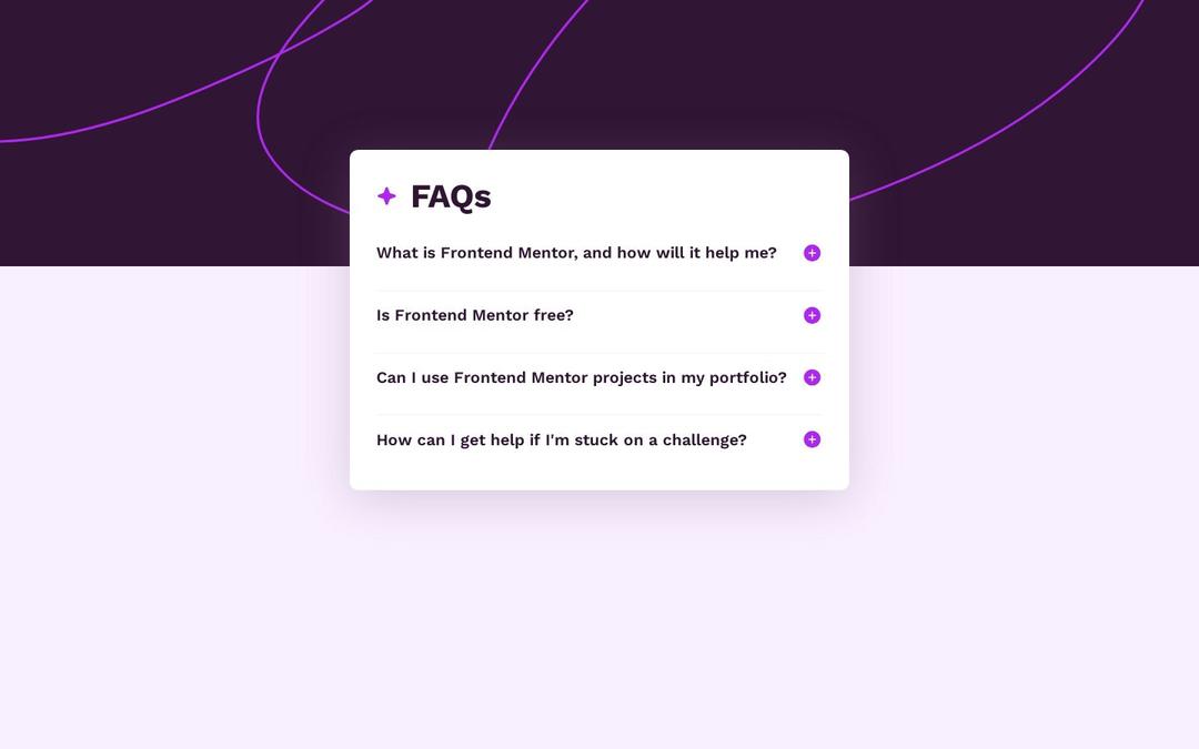 Frontend Mentor | Responsive faq-accordion using html. css and ...