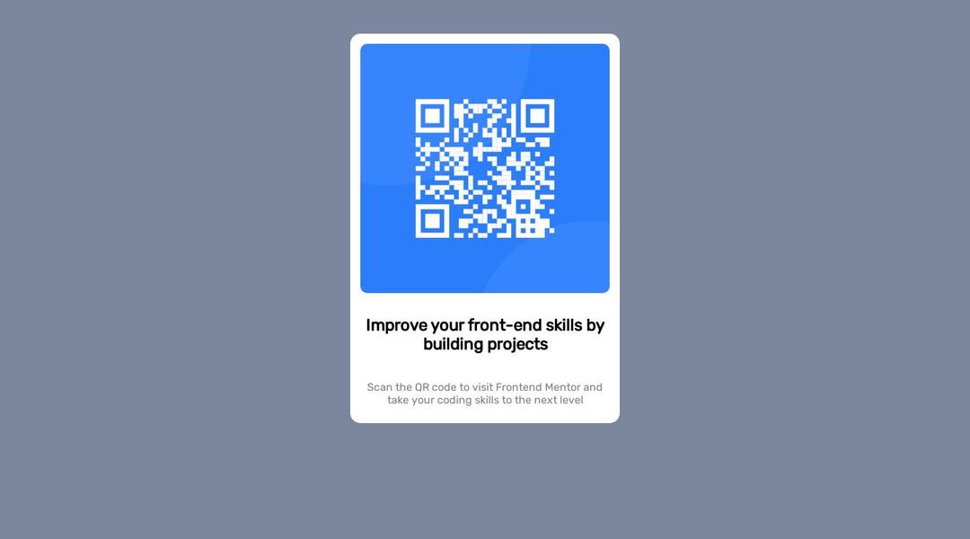 Frontend Mentor | qr-code-component-main coding challenge solution