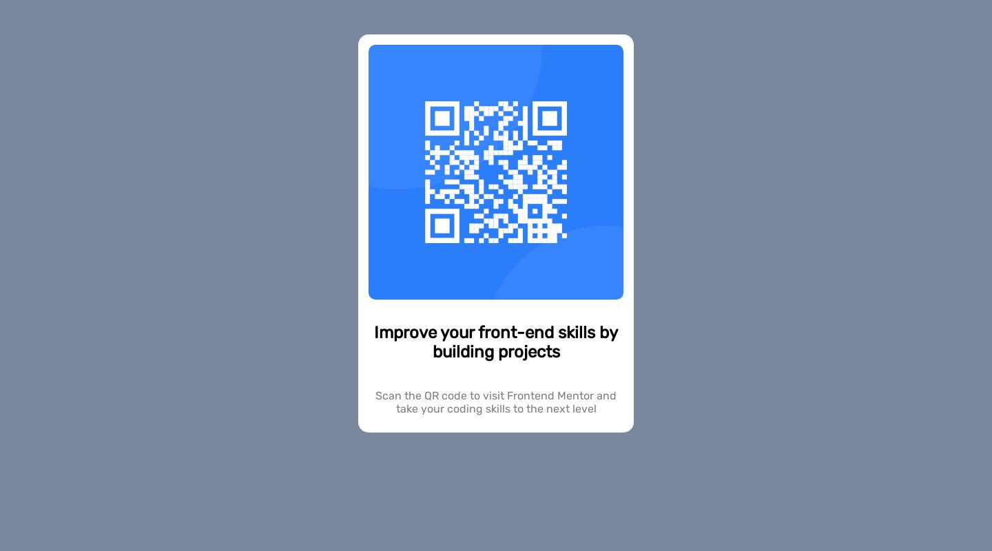 Frontend Mentor | qr-code-component-main coding challenge solution