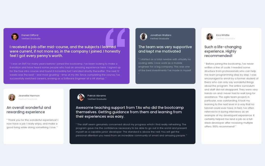 Frontend Mentor | Responsiva usando Grid coding challenge solution