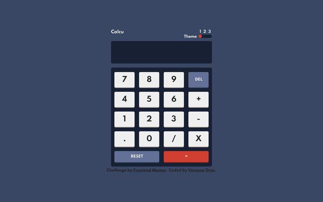 Frontend Mentor | calculator-app-main coding challenge solution