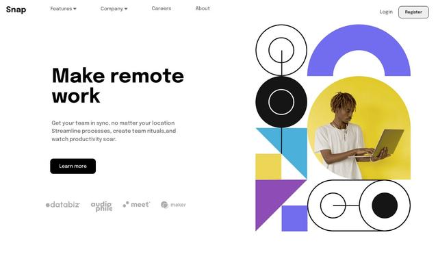 Frontend Mentor | Intro section with dropdown navigation coding challenge solution