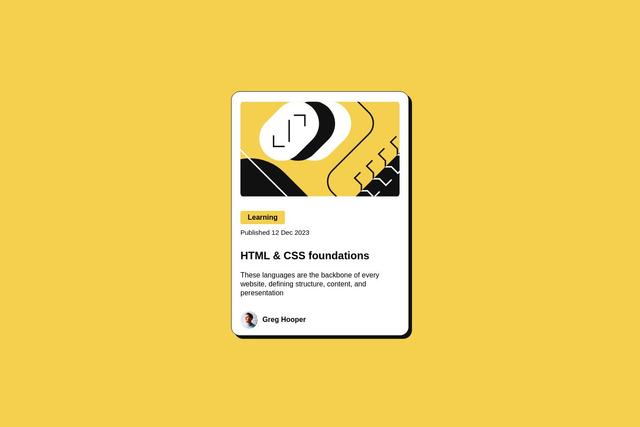 Frontend Mentor | Projeto realizado usando html, css. flex-box e html semantico coding challenge ...