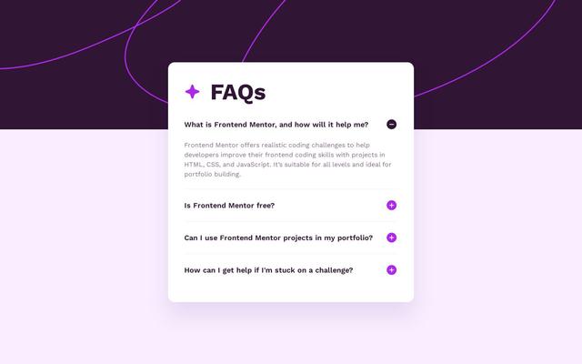Frontend Mentor Faq Accordion Responsive Using Html Css And Javascript Coding Challenge Solution
