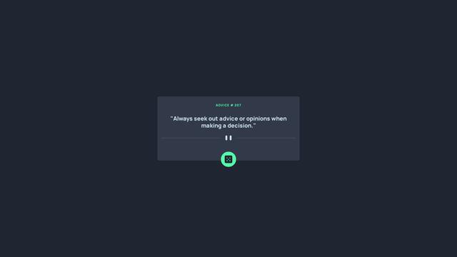 Frontend Mentor Advice Generator App In React Coding Challenge Solution
