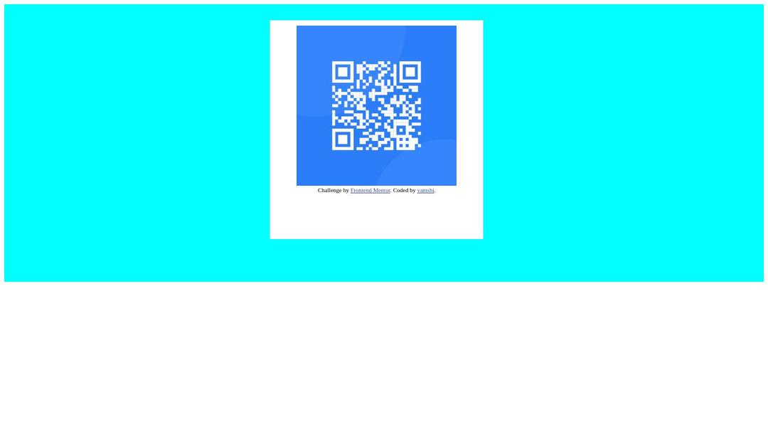 Frontend Mentor | qr code using html and css coding challenge solution