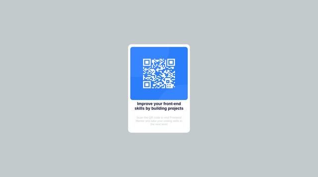 Frontend Mentor | Responsive qr-code scanner using flexbox coding challenge solution