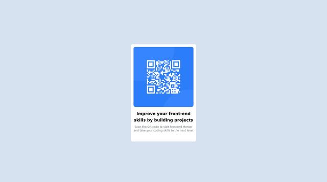 Frontend Mentor | Responsive QR Code Design using Tailwind CSS coding challenge solution
