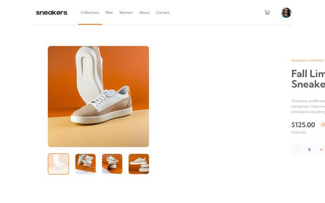 Frontend Mentor | E-commerce with Framer motion coding challenge solution