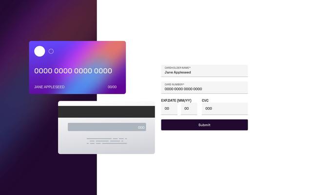 Frontend Mentor | Interactive credit card form [Angular/Angular Material] coding challenge solution