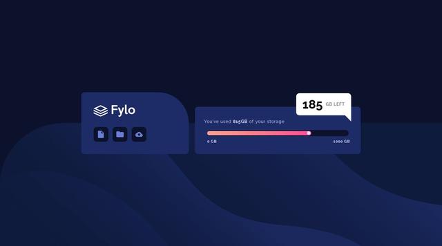 Frontend Mentor | Fylo Data with Flex coding challenge solution