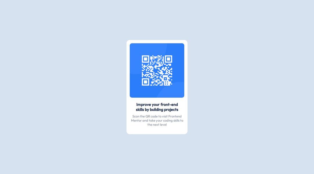 Frontend Mentor | QR code component coding challenge solution