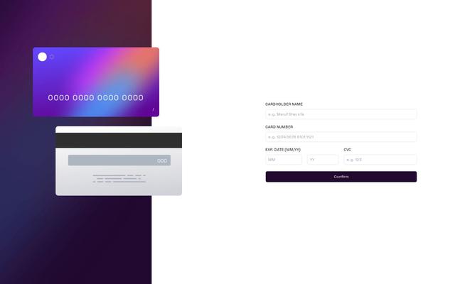 Frontend Mentor | Interactive form built with Next.js and Tailwind Css coding challenge solution