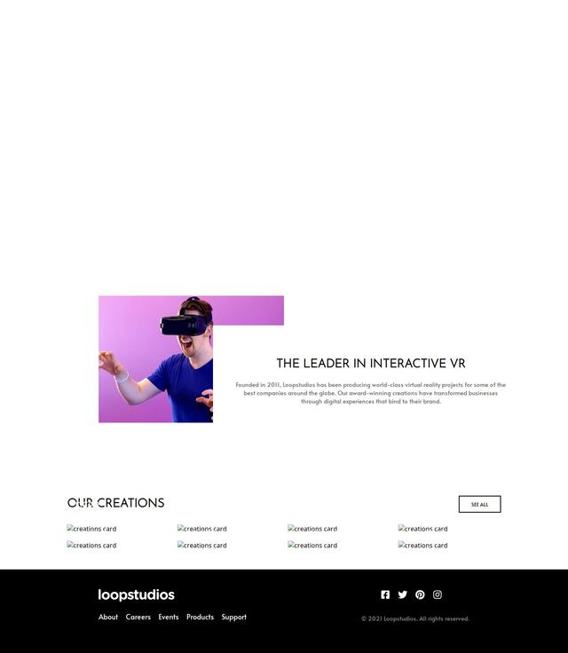 Frontend Mentor | loopstudios-landing-page-main coding challenge solution