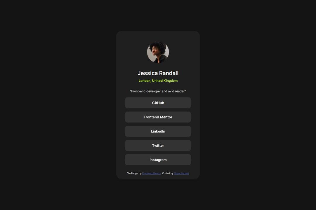 Frontend Mentor | Responsive Profile Card using HTML, CSS, and Flexbox coding challenge solution
