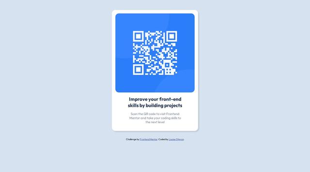 Frontend Mentor | qr-code-component-main coding challenge solution