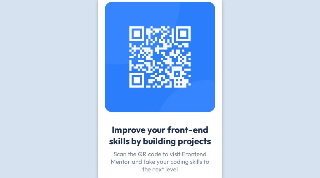 Frontend Mentor | QR code - Voltando a praticar coding challenge solution
