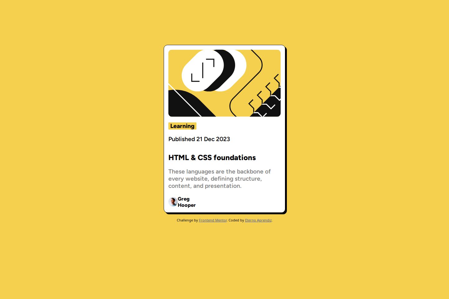 Frontend Mentor | Html5 Css3 Responsive coding challenge solution