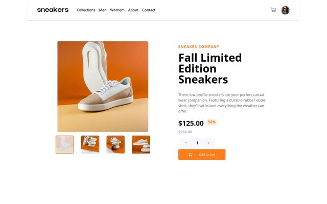 Frontend Mentor E Commerce Product Page With Reactjs Tailwindcss And Typescript Coding