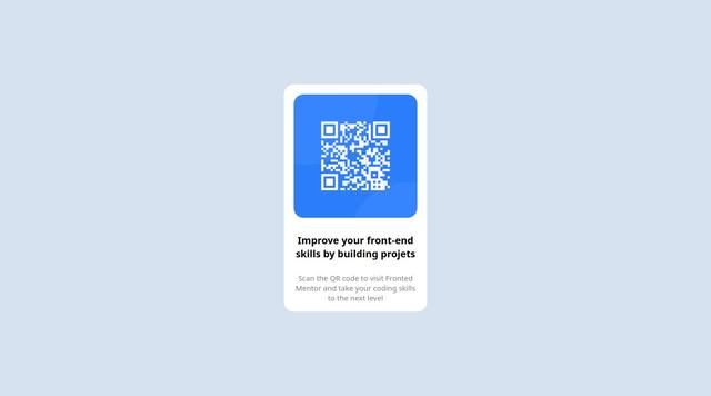 Frontend Mentor | QR code component using HTML & CSS coding challenge solution