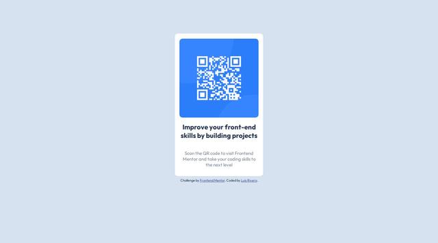 Frontend Mentor Qr Code Solution Using Html And Css Coding Challenge Solution