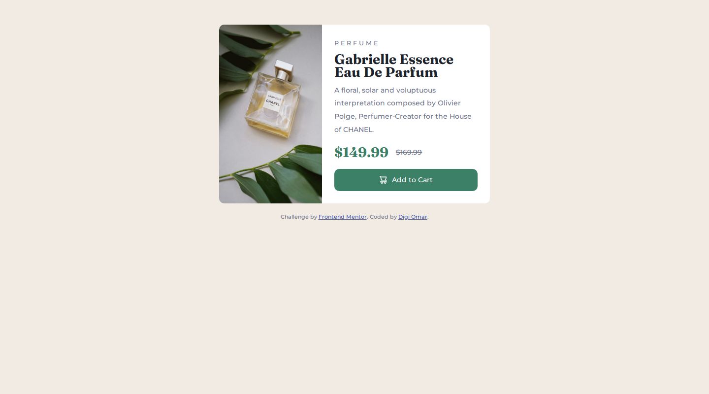 Frontend Mentor | frontend-mentor-product-preview-card coding challenge solution