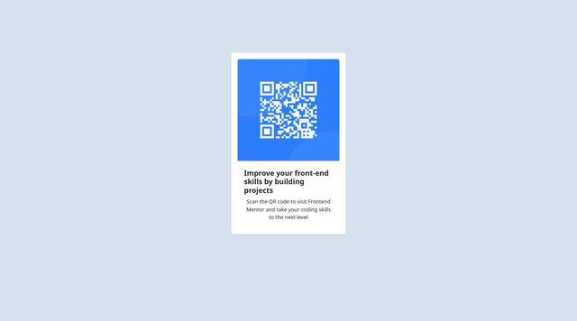 Frontend Mentor | Responsive QR Code scanner using HTML and Bootstrap coding challenge solution