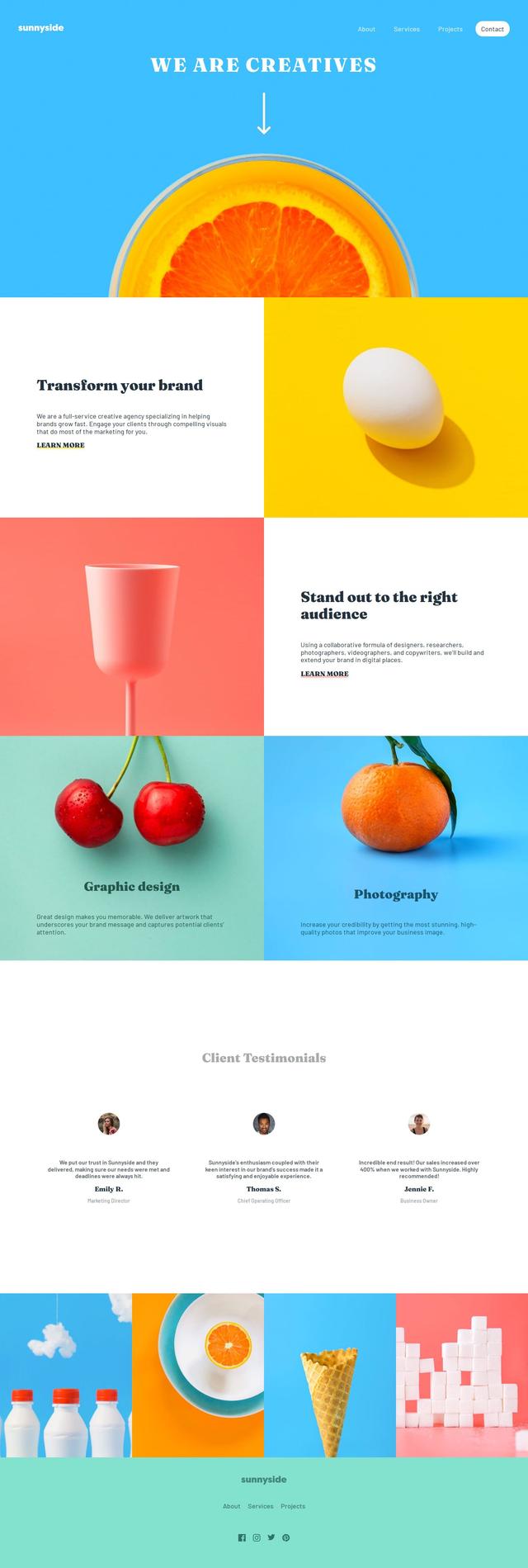 Frontend Mentor | Responsive landing page using HTML, CSS and JS coding challenge solution