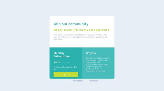 Frontend Mentor Responsive Solution Using Css Grid And Flexbox Coding Challenge Solution