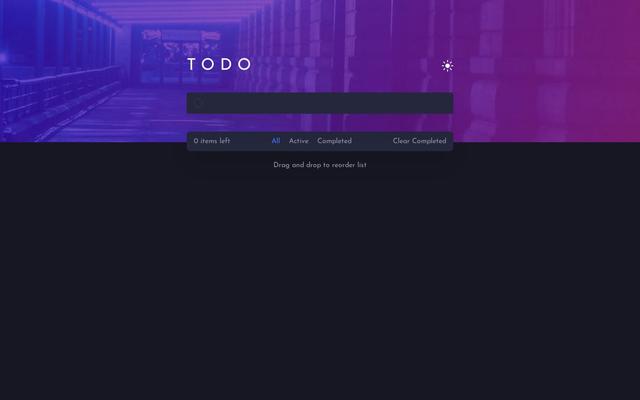 Frontend Mentor Todo App Using Html Css Tailwind Css Reactjs