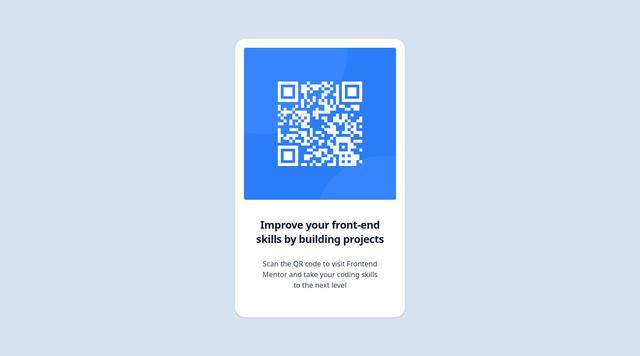 Frontend Mentor | qr-code-component-main with tailwind coding challenge solution