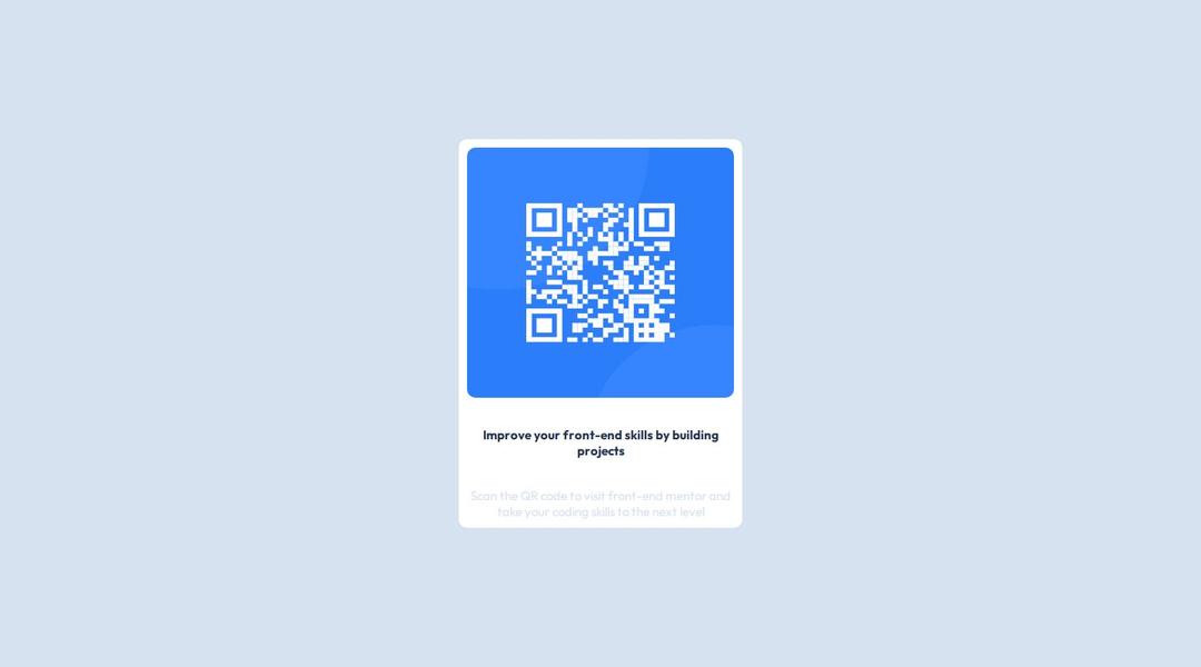 Frontend Mentor | qr code web page for desktop and mobile using html and css coding challenge ...