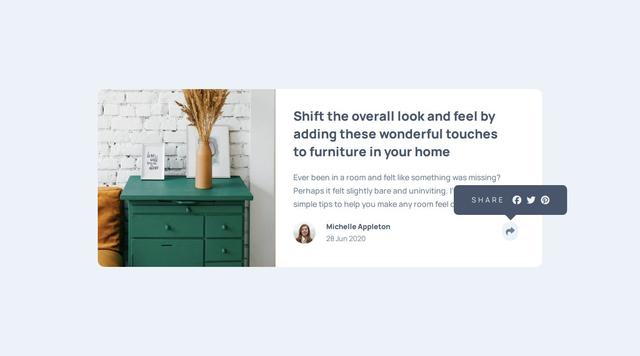 Frontend Mentor | Article preview component coding challenge solution