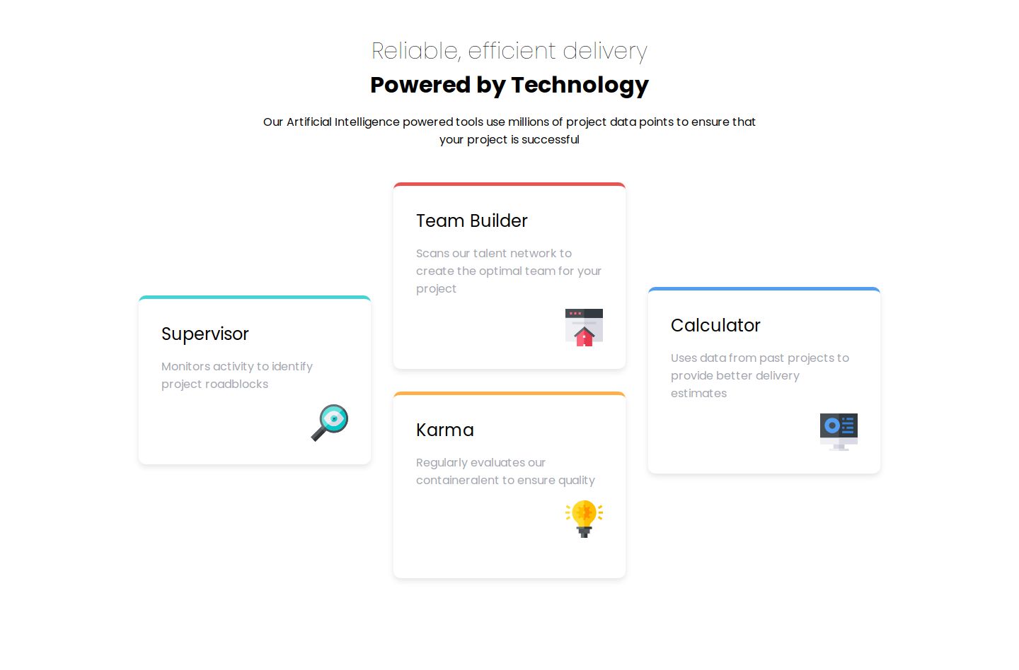 Frontend Mentor | CSS Grid - Four card feature section coding challenge solution