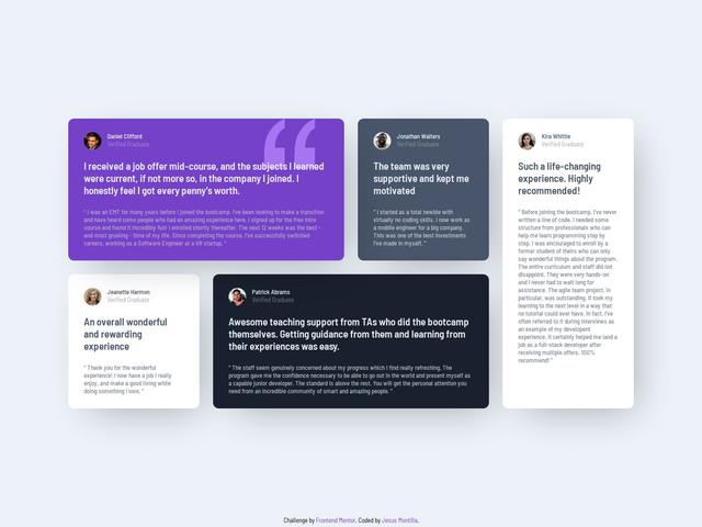 Frontend Mentor | Pagina responsiva con Flex Box y CSS Grid coding challenge solution