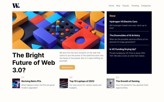 Frontend Mentor | Ussing Css Grid coding challenge solution