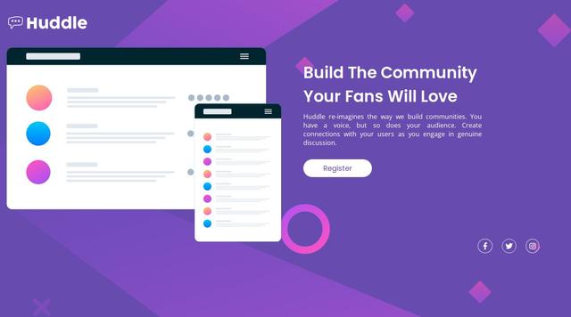 Frontend Mentor Huddle Landing Page Coding Challenge Solution
