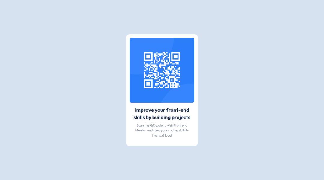 Frontend Mentor | QR code component using Tailwind CSS coding challenge solution