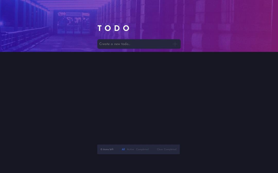 Frontend Mentor | Todo-list-app using react & JS, fully responsive, localStorage DB coding ...