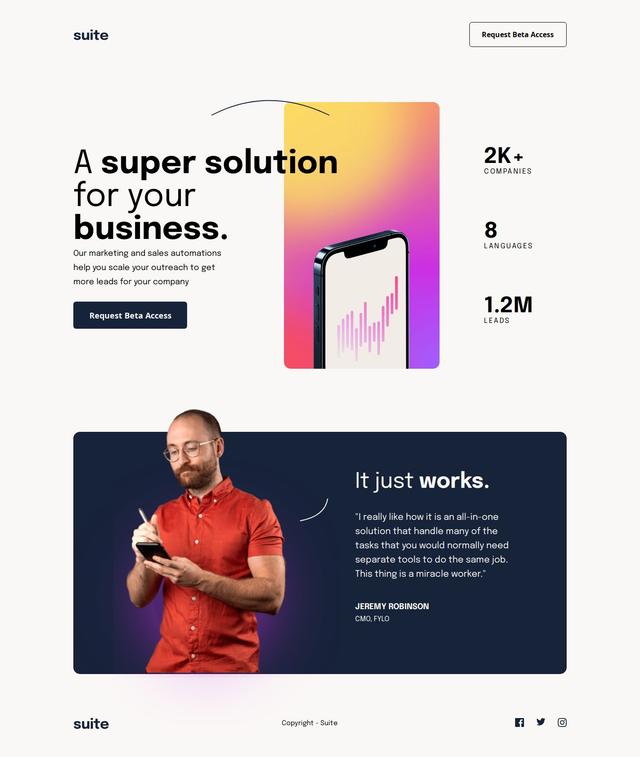 Frontend Mentor | A responsive layout landing page. Just plain CSS. coding challenge solution