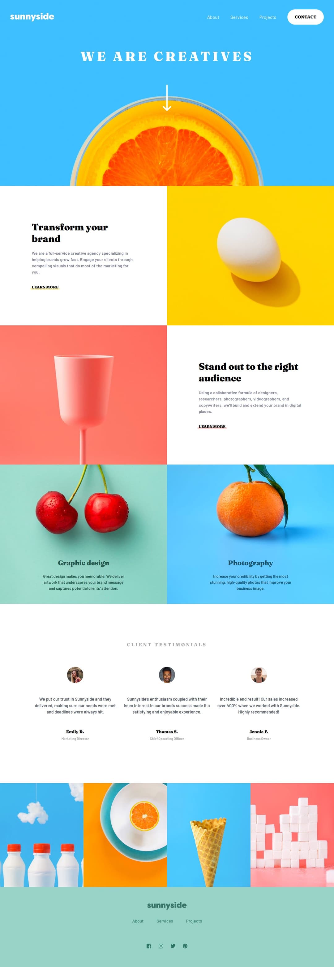 Frontend Mentor | Sunnyside landind page built with SASS (No JS) coding ...