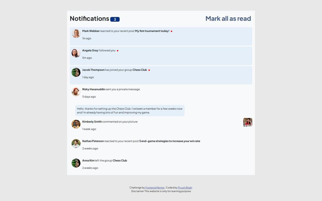 Frontend Mentor | HTML CSS JS and Bootstrap coding challenge solution