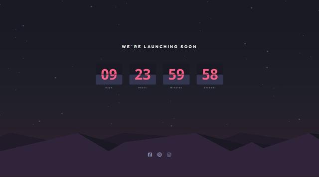 Frontend Mentor Launch Countdown Timer Solution Using Reactjs Coding Challenge Solution