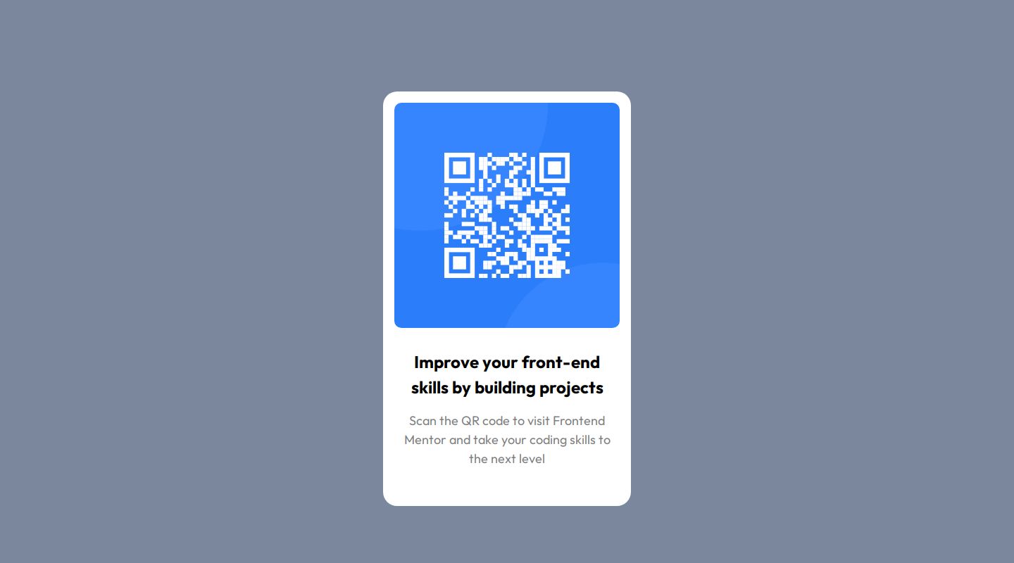 Frontend Mentor | QR Code Component with Vite-React and Flexbox CSS ...