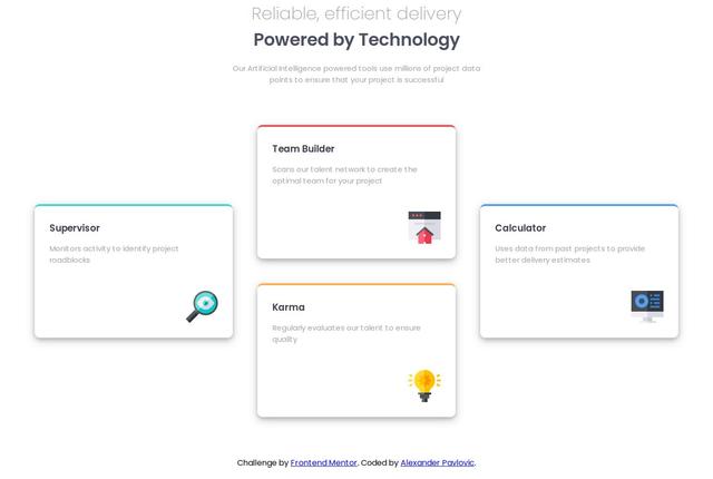 Frontend Mentor | Html, CSS, Flexbox coding challenge solution