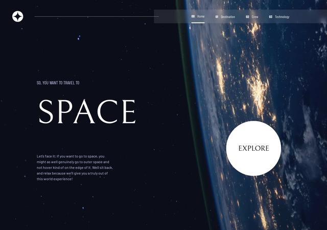Frontend Mentor | Space Tourism site using React coding challenge solution