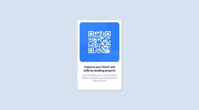 Frontend Mentor | QR code component challenge using basic HTML & CSS and Flex box coding ...