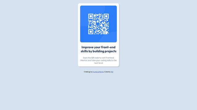 Frontend Mentor | QR code component coding challenge solution