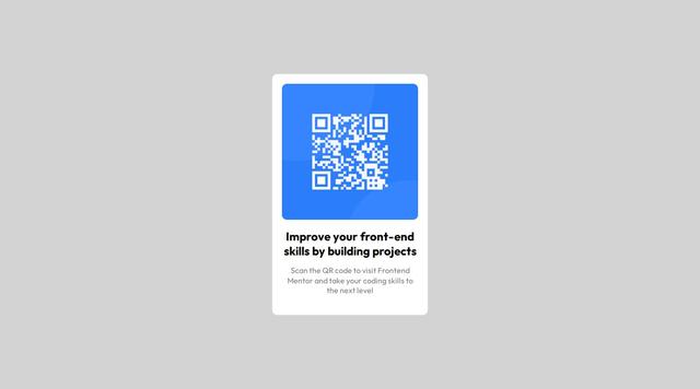 Frontend Mentor | QR code component coding challenge solution