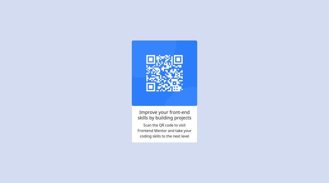 Frontend Mentor | QR Project coding challenge solution